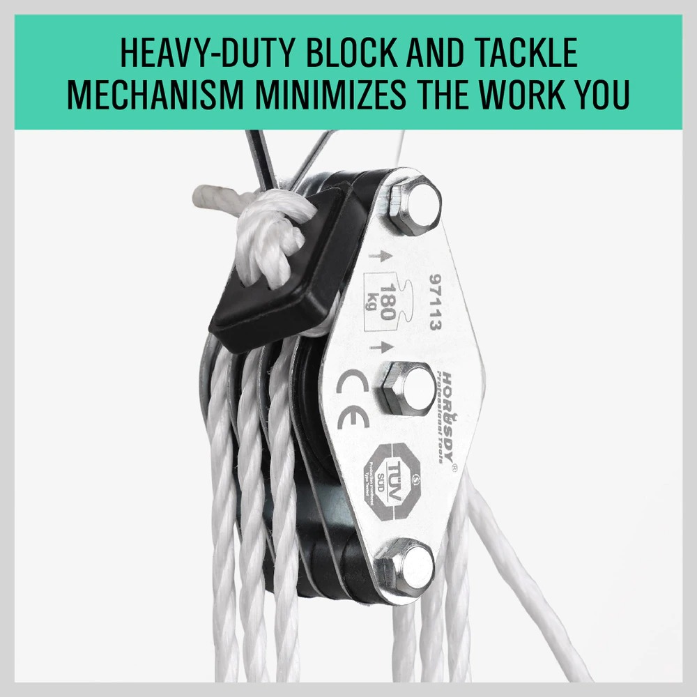 Block And Tackle | Lifting Pulley | Heavy Duty Pulley | The Survival Island