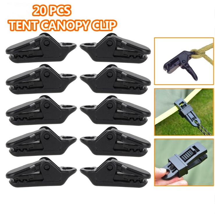 Tarp Clips | Alligator Clips | Camping Clips | The Survival Island