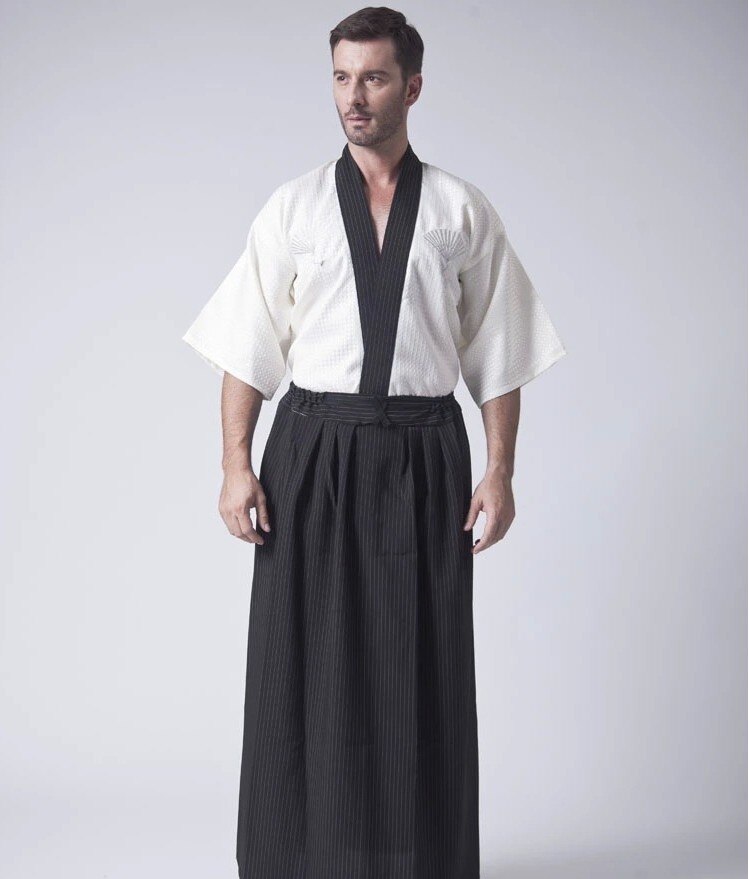 Samurai Robe | Men's Kimono Robe | Kimono Men | The Survival Island