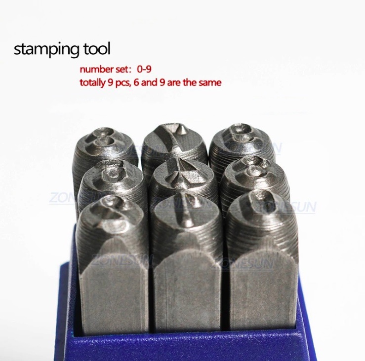 Number Punch Set | Metal Punch Set | The Survival Island