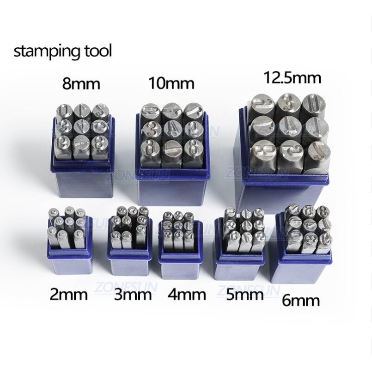 Number Punch Set | Metal Punch Set | The Survival Island