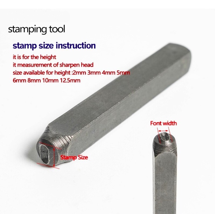 Number Punch Set | Metal Punch Set | The Survival Island