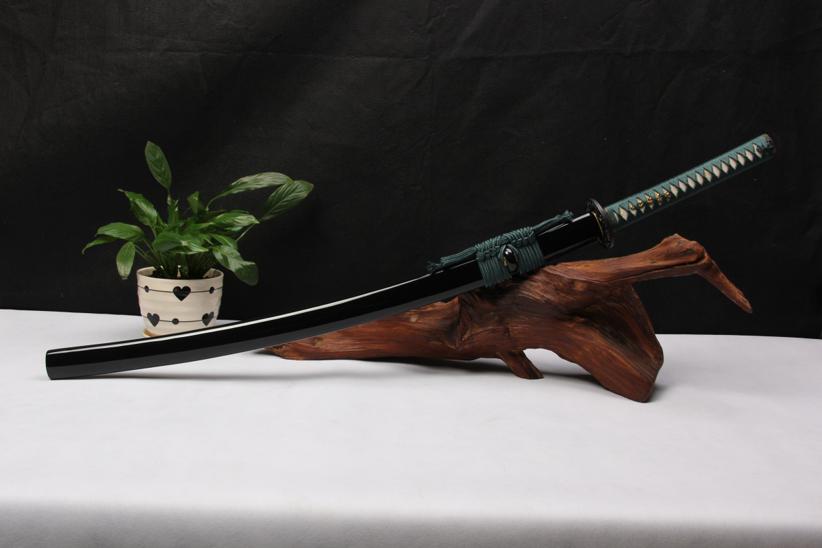 Modern Katana | 1095 Carbon Steel Katana | Green Katana