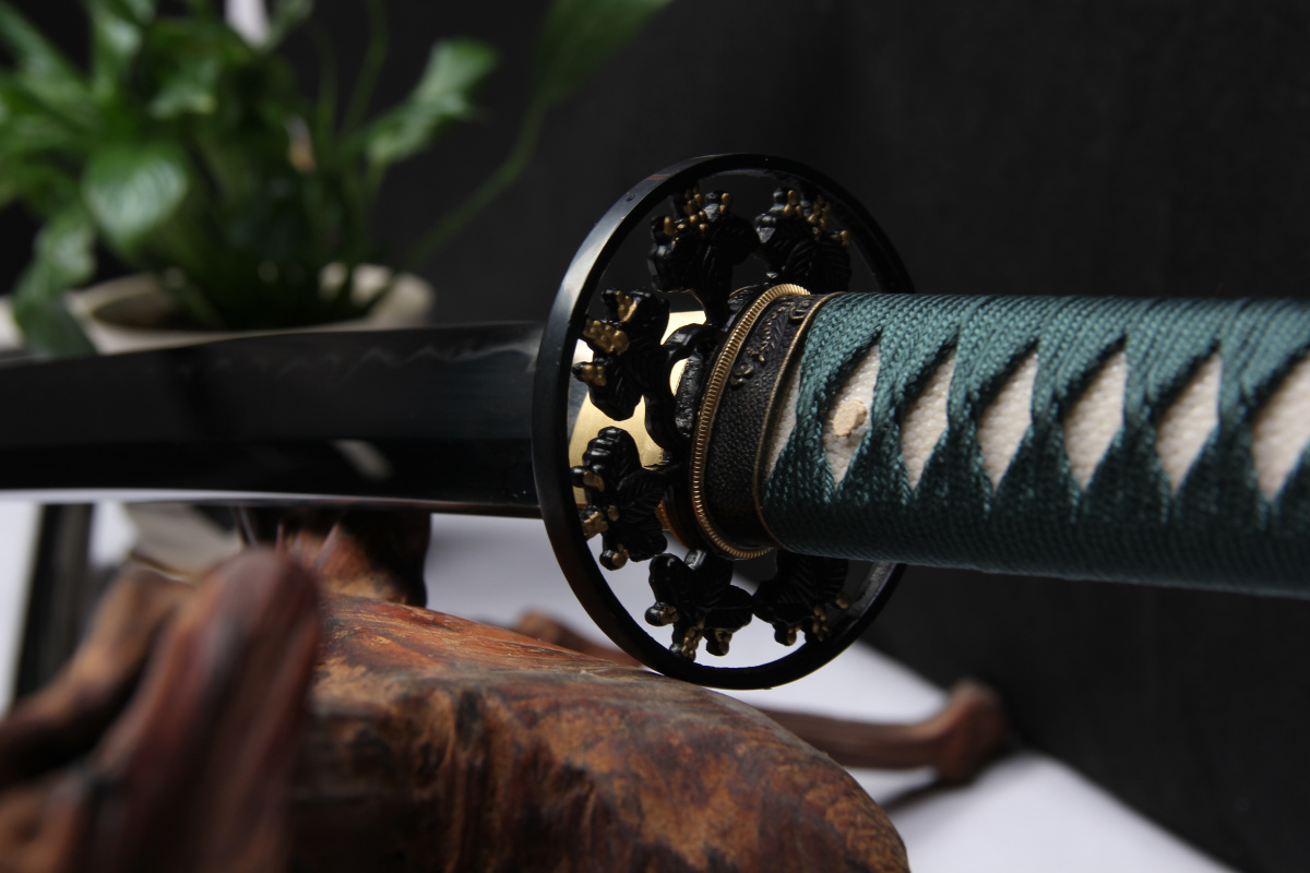 Modern Katana | 1095 Carbon Steel Katana | Green Katana