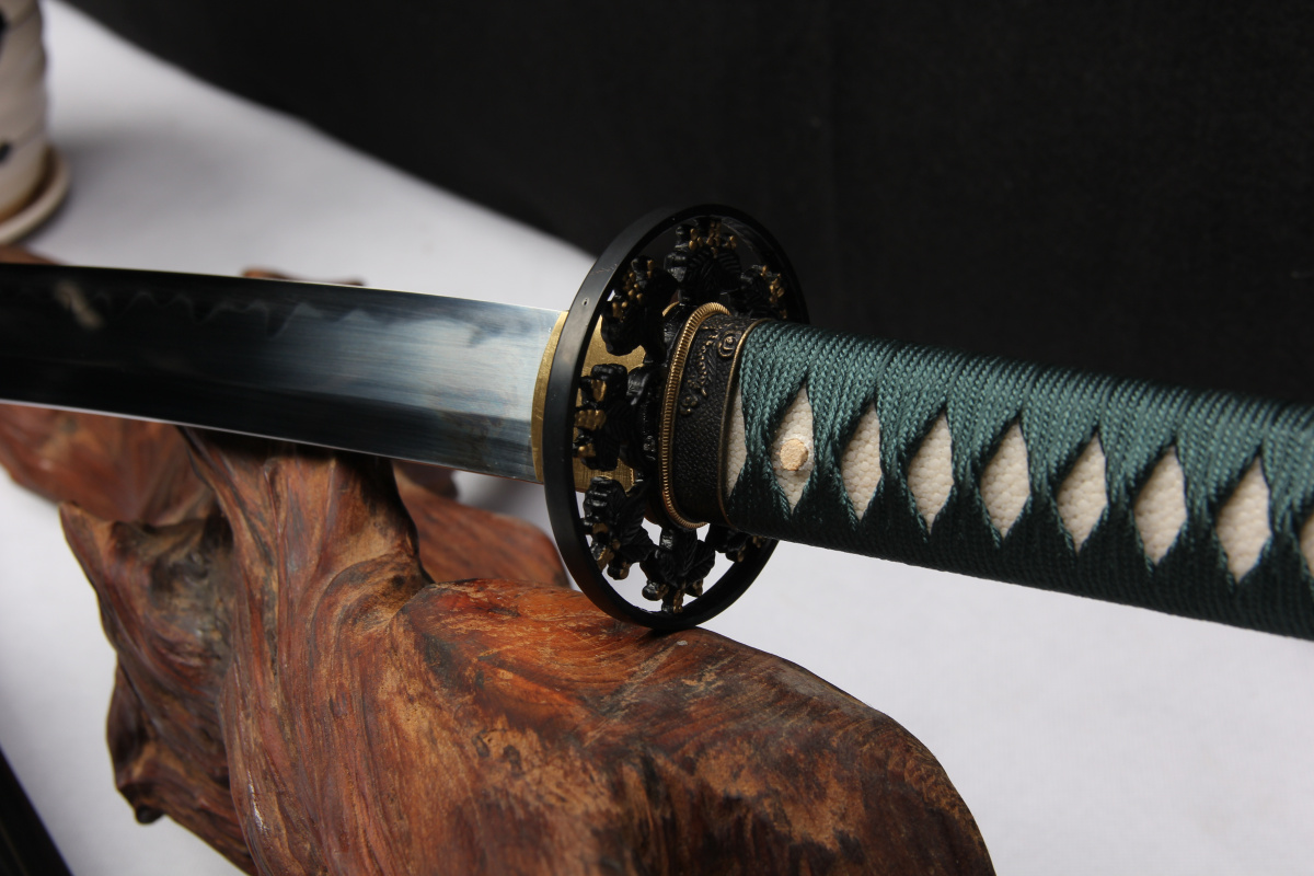 Modern Katana | 1095 Carbon Steel Katana | Green Katana