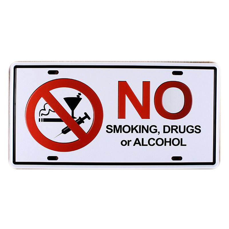No Smoking Sign | No Alcohol Sign | No Drugs Sign | The Survival Island