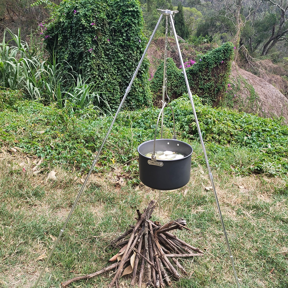 Campfire Tripod | Campfire Cooking Tripod | The Survival Island