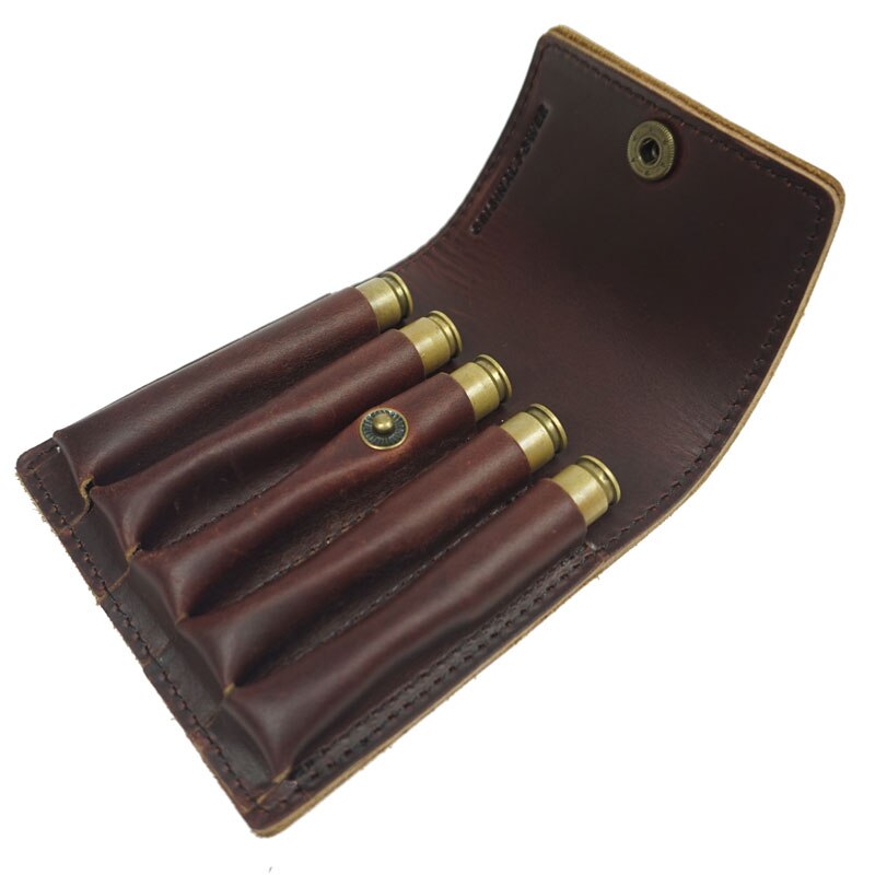 Leather Ammo Pouch | Rifle Bullet Holder | The Survival Island