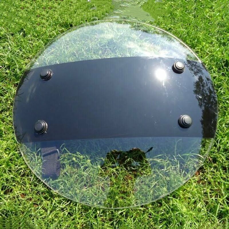 Round Riot Shield | Police Shield | Clear Shield | Plastic Shield
