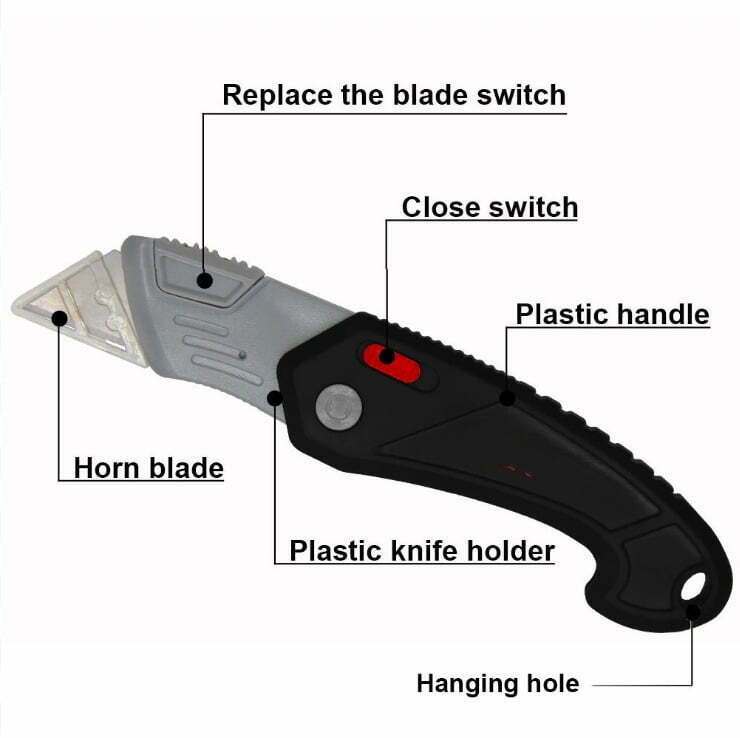 Safety Utility Knife | Razor Cutter | Work Blade | The Survival Island