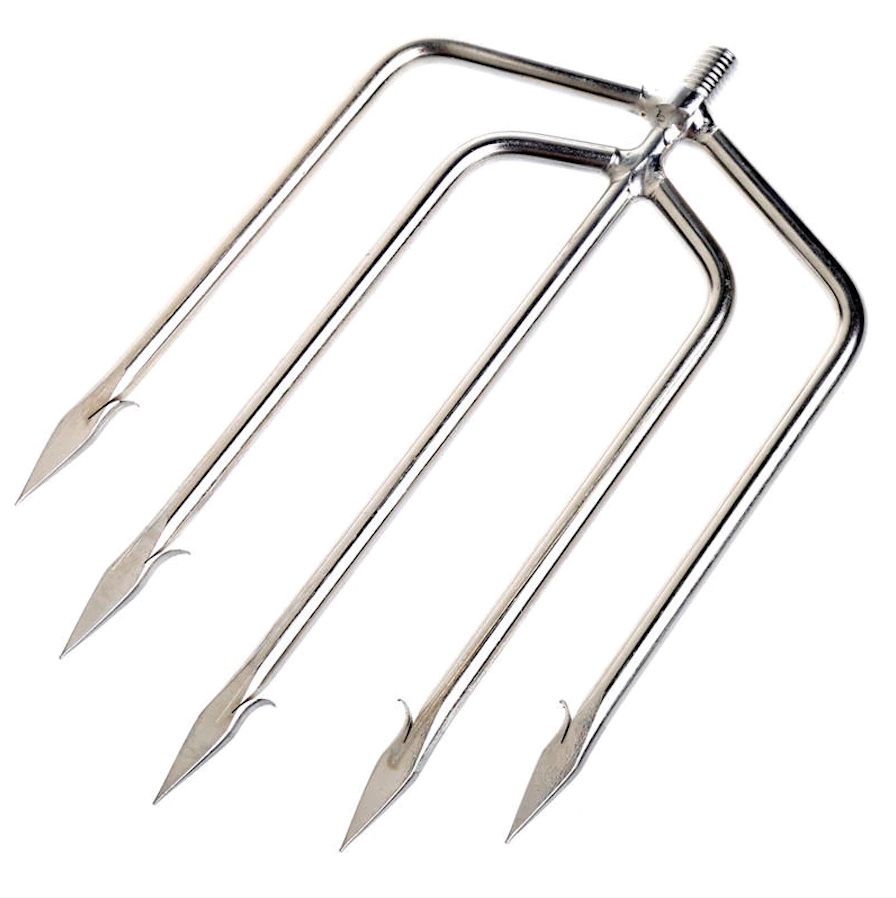 Trident Spear | Spear fishing Tip | Pole Spear Tip | The Survival Island