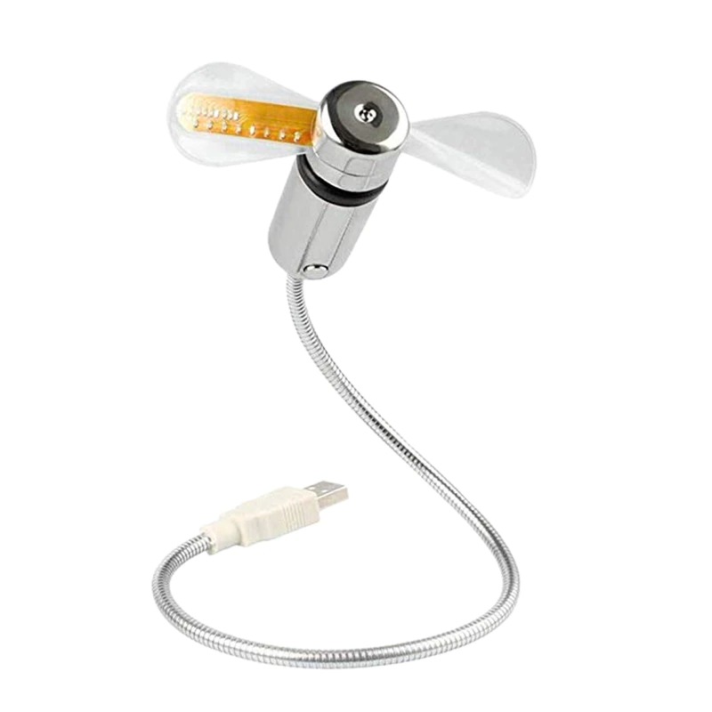 LED Clock Fan | USB Clock Fan | Mini Desk Fan | The Survival Island