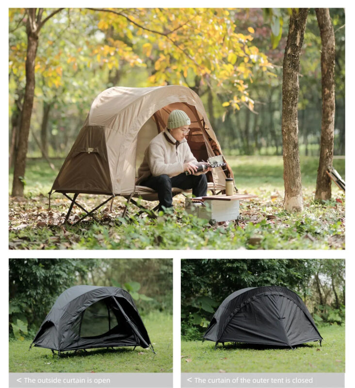 Cot Tent | Raised Tent | Off Ground Tent | Solo Tent | Survival Island