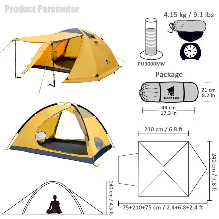 4 Person Dome Tent | 4 Man Tent | Tent 4 Person | Survival Island