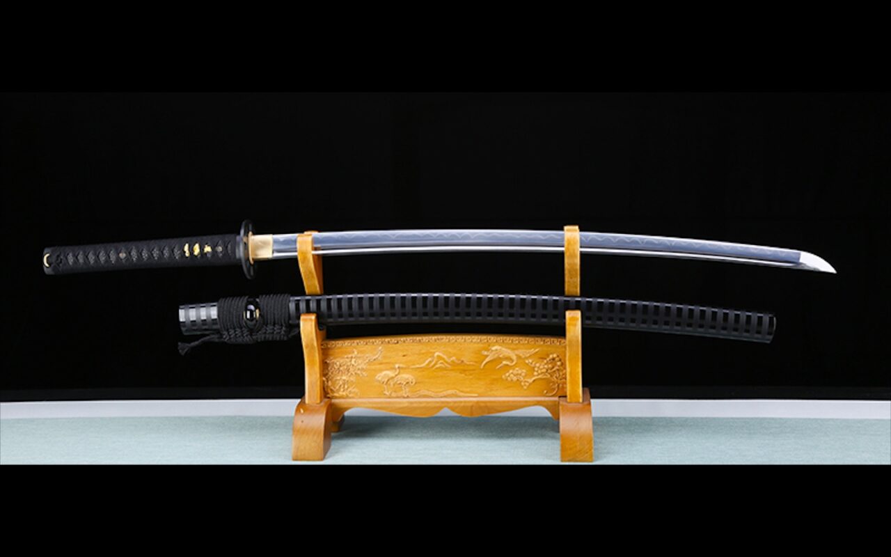Carbon Steel Katana | Black Katana | 1095 Katana | Dark Sword