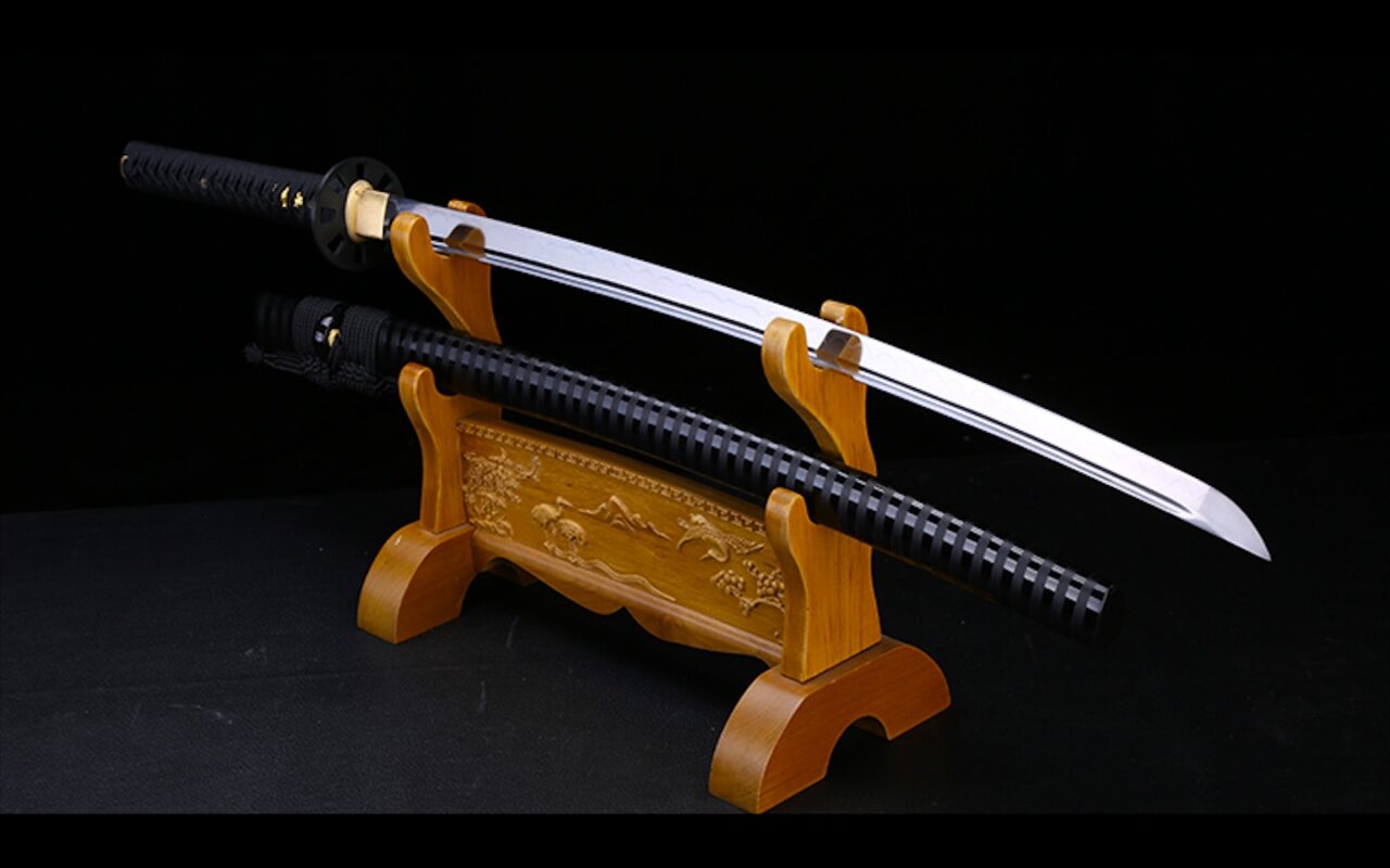 Carbon Steel Katana | Black Katana | 1095 Katana | Dark Sword