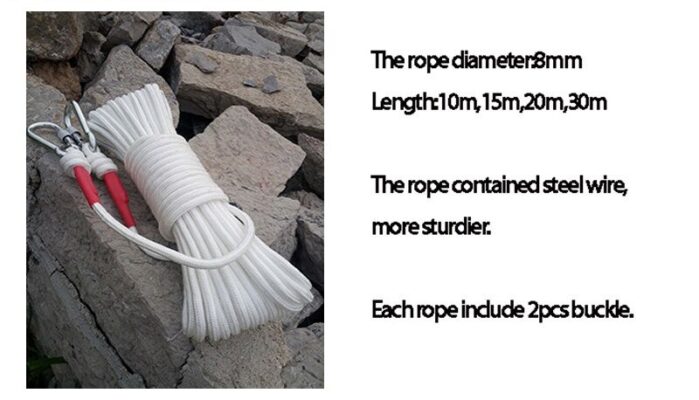 Fire Escape Rope | Fire Resistant Rope | The Survival Island
