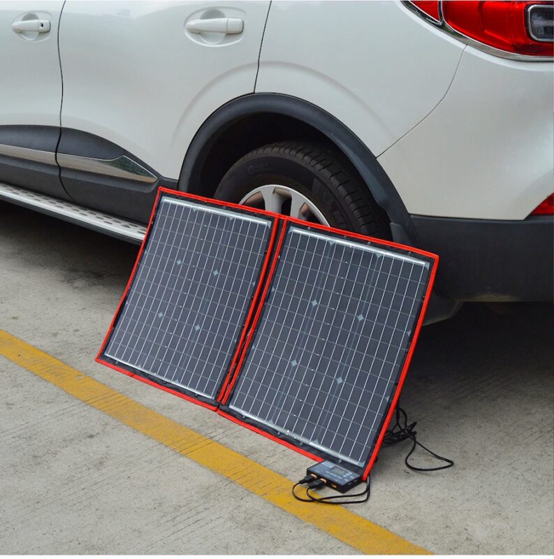 Foldable Solar Panel | Portable Folding Solar Panel | The Survival Island