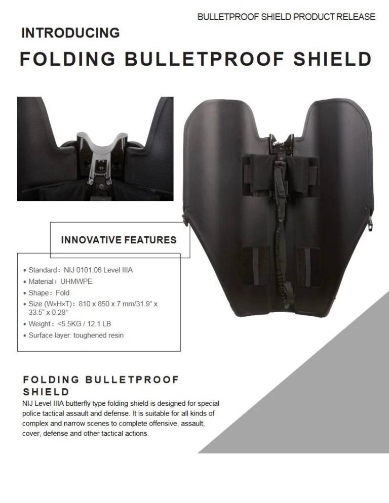 Folding Shield | Ballistic Shield | Bulletproof Shield | Survival Island