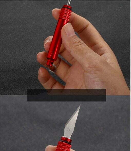 Keychain Knife | Keyring Knife | Mini Utility Knife | Survival Island