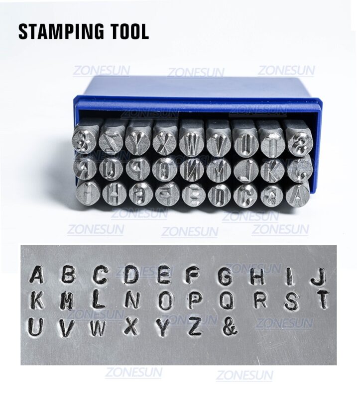 Metal Letter Stamps | Letter Punch Set | The Survival Island