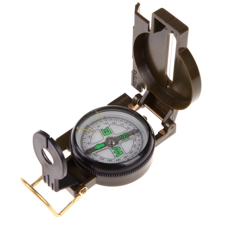 Military Lensatic Compass | Green Compass | The Survival Island
