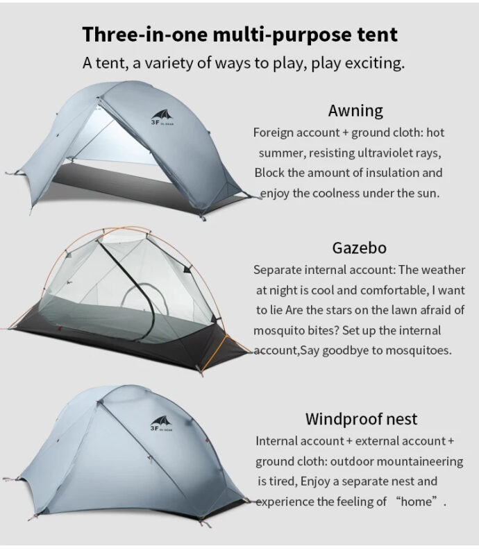 One Man Tent | Light Tent | 1 Person Tent | The Survival Island