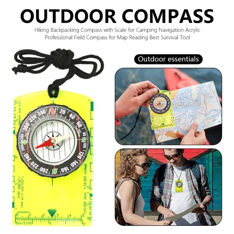 Scouts Compass | Liquid Compass | Small Compass | The Survival Island