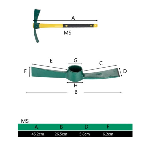Small Pickaxe | Cutter Mattock | Garden Mattock | Survival Island