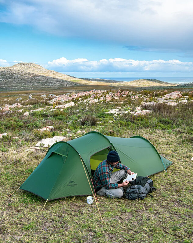 Tunnel Tent | Waterproof Tent | 2 Person Tent | The Survival Island
