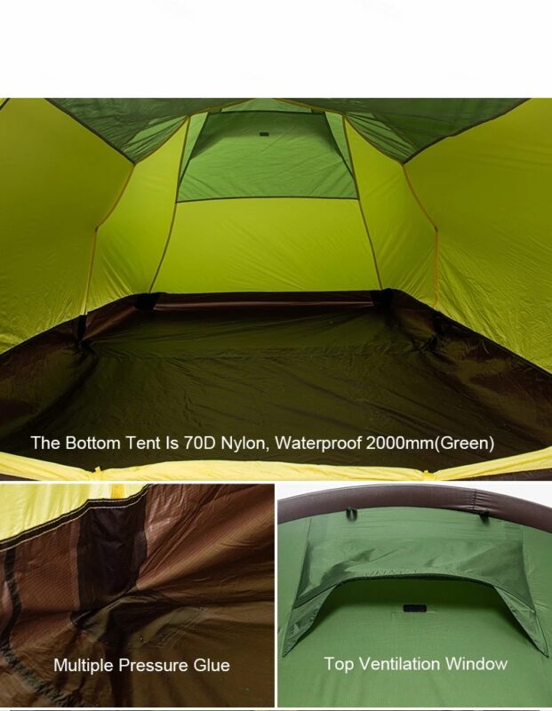 Tunnel Tent | Waterproof Tent | 2 Person Tent | The Survival Island