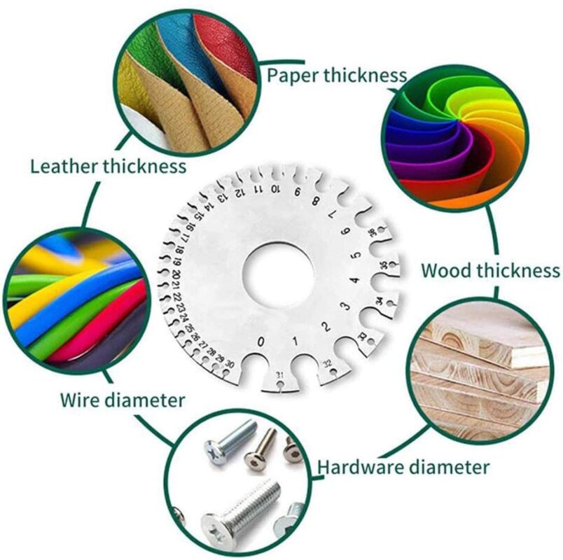 Wire Measuring Tool | Metric Wire gauge | The Survival Island