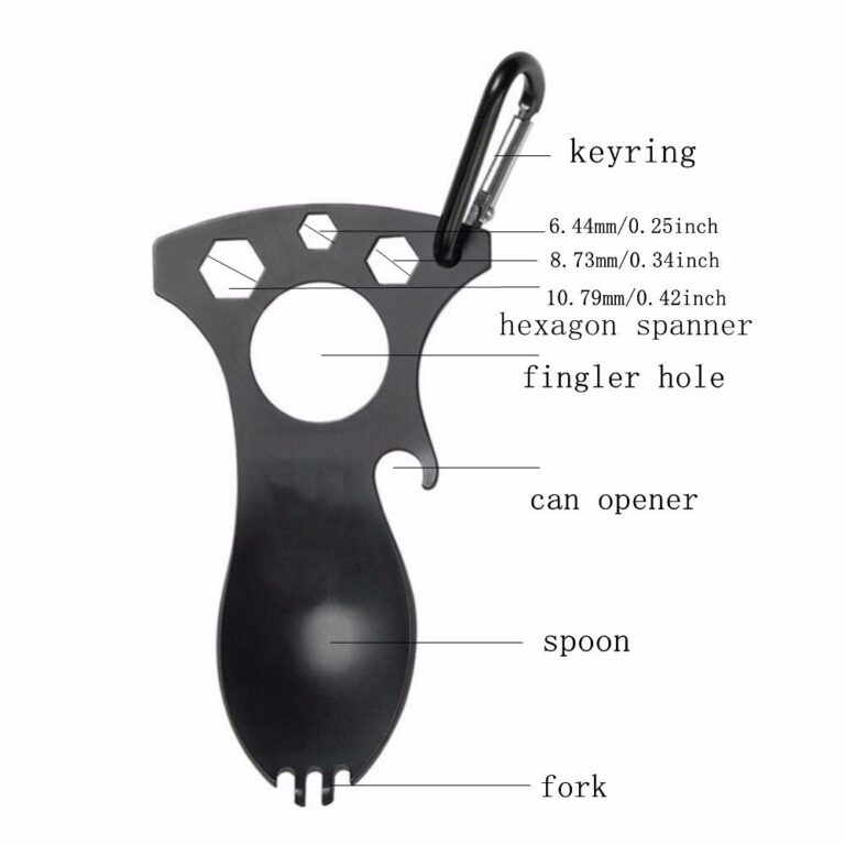 Backpacking Spoon | Travel Fork | Eating Tool | The Survival Island