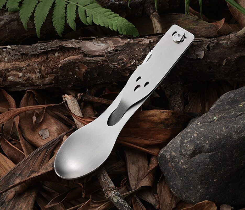 Camping Silverware | Spoon Fork Knife All In One | Survival Island