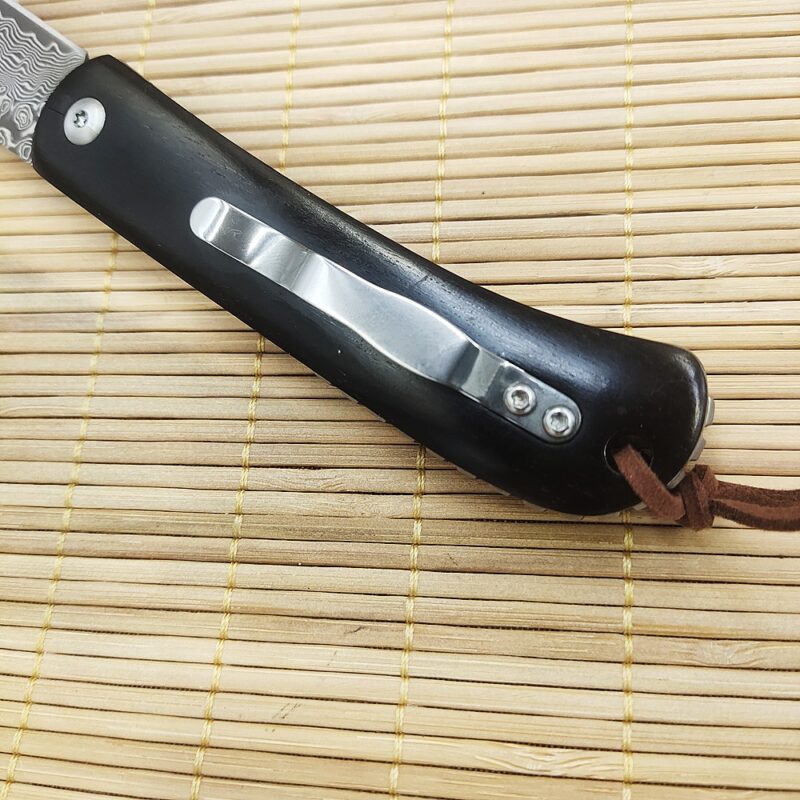 Lock Blade Knife | Damascus Pocket Knife | The Survival Island