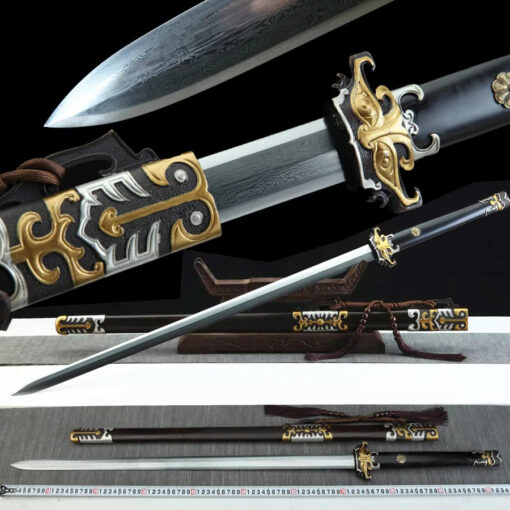 Jian Blade | Chinese Jian | Damascus Steel Sword | Survival Island