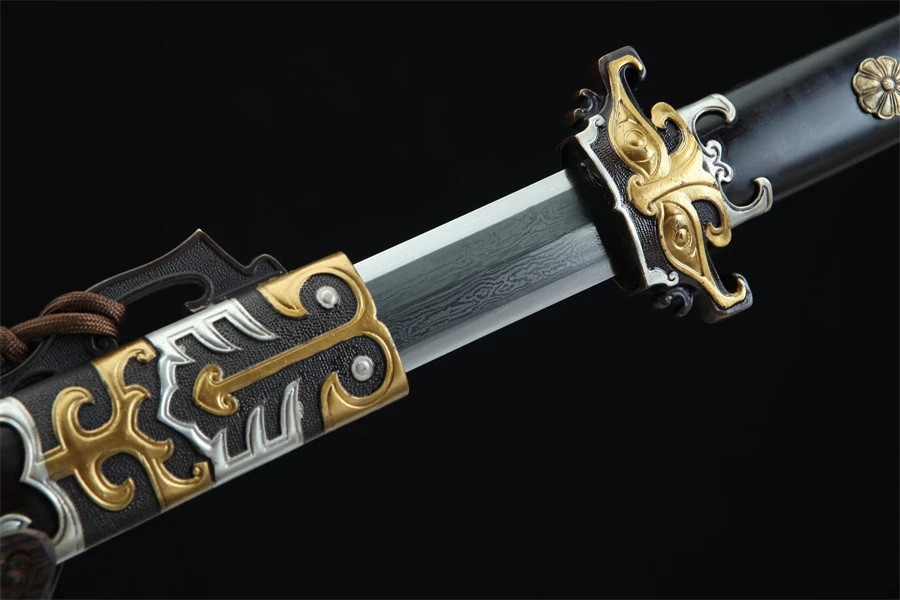 Jian Blade | Chinese Jian | Damascus Steel Sword | Survival Island