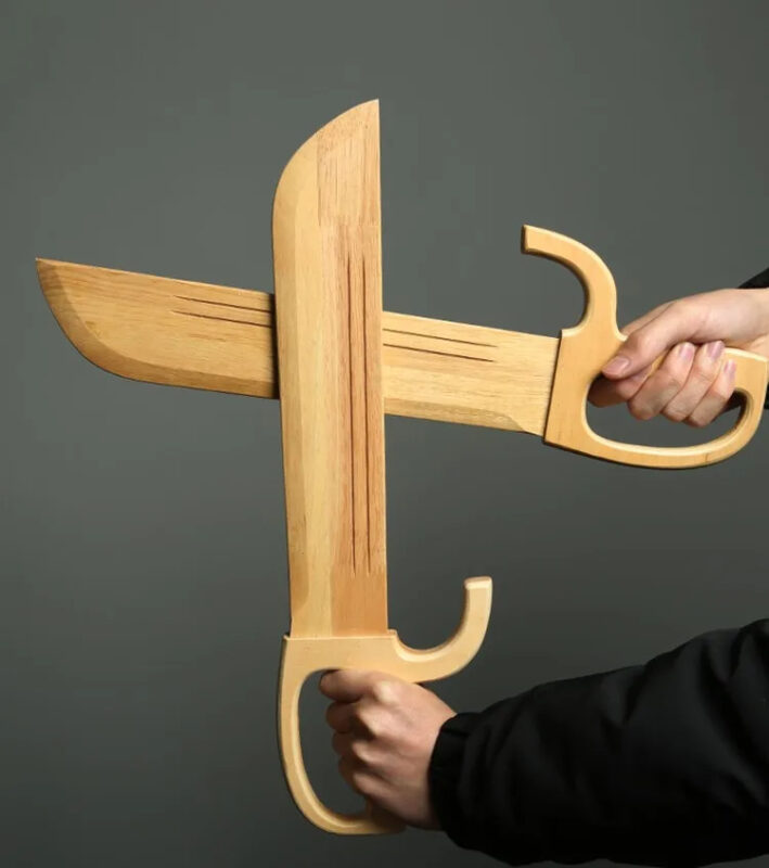 Wooden Knife | Butterfly Swords | Training Sword | Survival Island