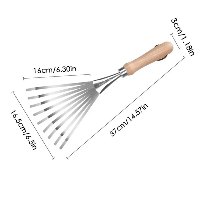 Mini Rake | Small Garden Rake | Small Rake | The Survival Island