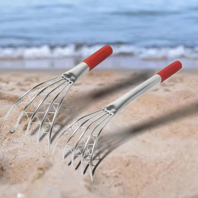 Sand Rake | Clam Rake | Beach Rake | The Survival Island