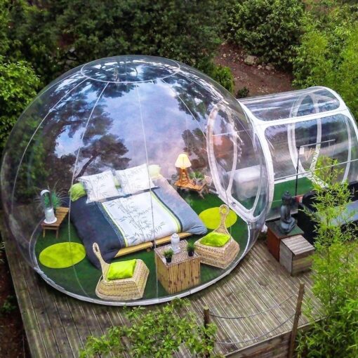 Inflatable Bubble Tent | Transparent Tent | Air Tent | Survival Island