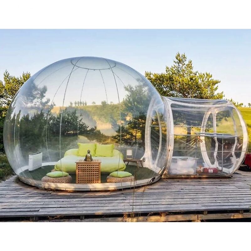 Inflatable Bubble Tent | Transparent Tent | Air Tent | Survival Island