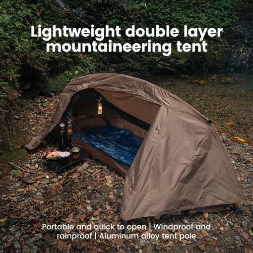 Military One Man Tent | Stealth Camping Tent | The Survival Island