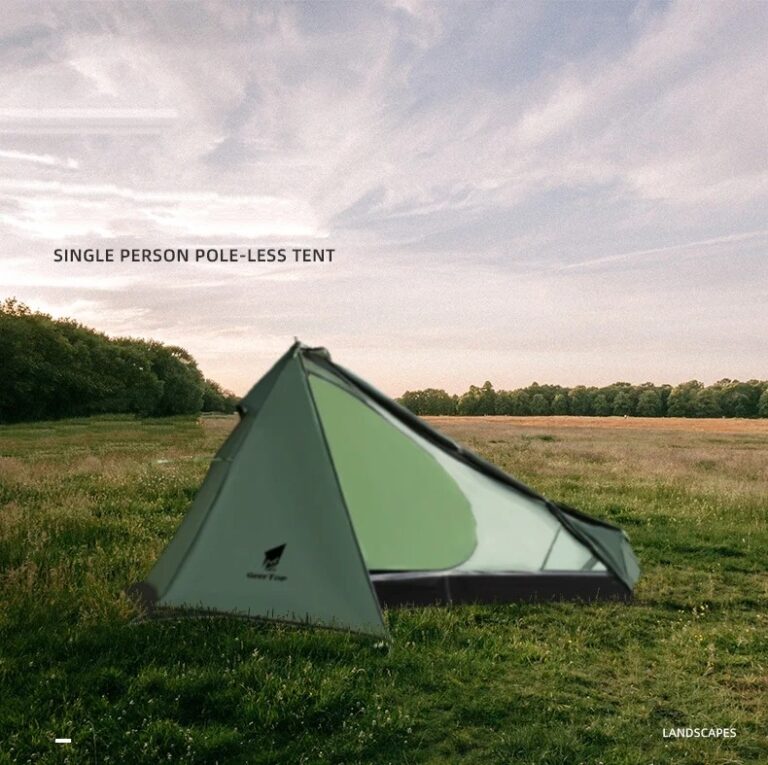 Poleless Tent | Trekking Pole Tent | 1 Man Tent | The Survival Island