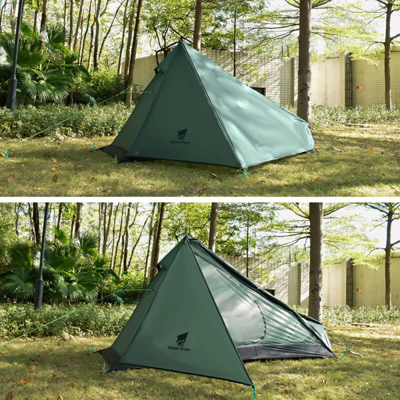 Poleless Tent | Trekking Pole Tent | 1 Man Tent | The Survival Island