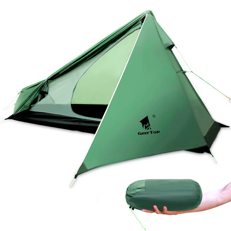 Poleless Tent | Trekking Pole Tent | 1 Man Tent | The Survival Island