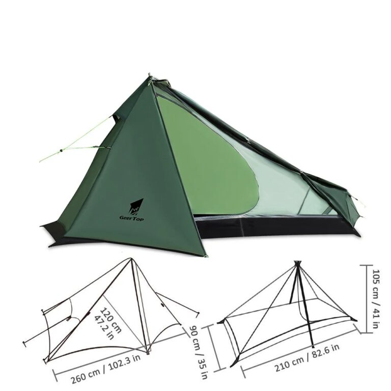 Poleless Tent | Trekking Pole Tent | 1 Man Tent | The Survival Island