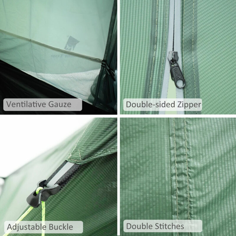 Poleless Tent | Trekking Pole Tent | 1 Man Tent | The Survival Island