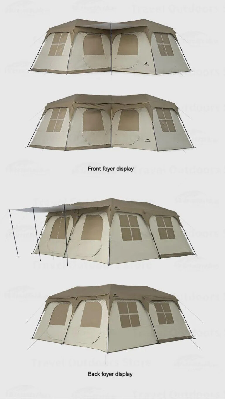 3 Room Tent | 9 Person Tent | House Tent | The Survival Island