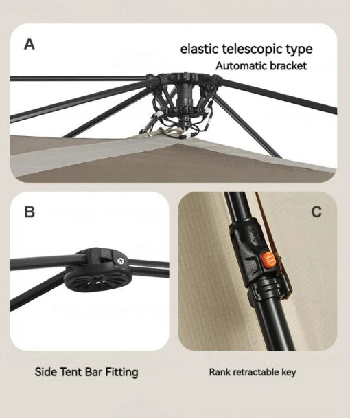 3 Room Tent | 9 Person Tent | House Tent | The Survival Island